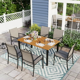 Contempo Husk Outdoor Wicker With Cushions Dining Set 41