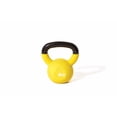 Champion 20 lb Vinyl-Coated Kettlebell, Yellow - Walmart.com