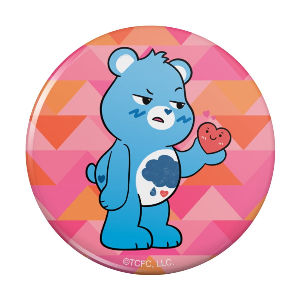 Care Bears: Unlock the Magic Grumpy Bear Pinback Button Pin - Walmart.com
