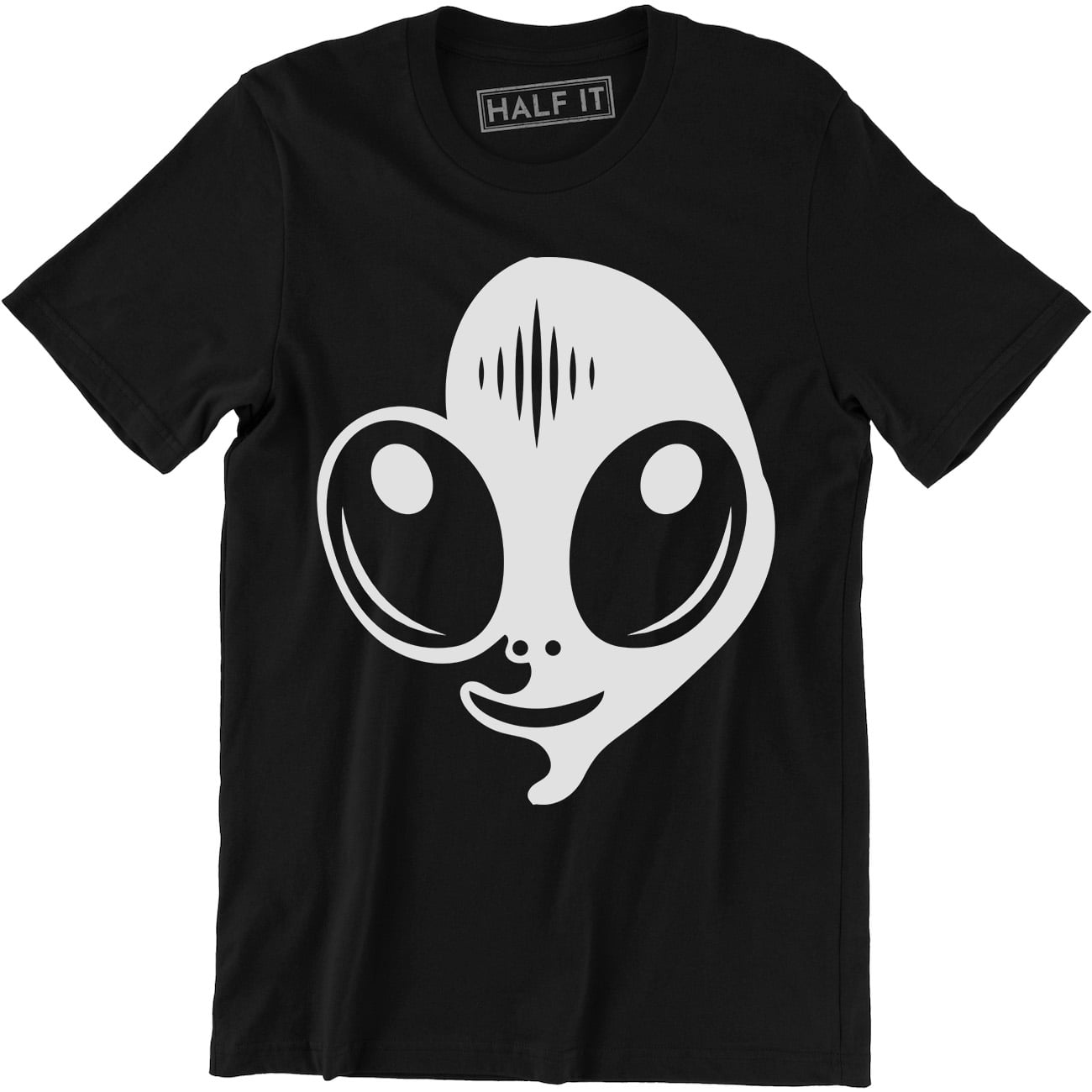 Alien Face Funny Sci Fi Space Horror Retro Fashion Men's Tee - Walmart.com
