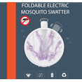 Electric Fly Swatter Racket, Rechargeable, 2 in 1 Smart Bug Zapper ...