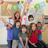 2pcs Back-to-school Party Pull Flags Welcome Back Banners Welcome Back ...