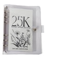Mini Binder 3 Ring, Three Ring Binder, Organizer Binder, Money ...