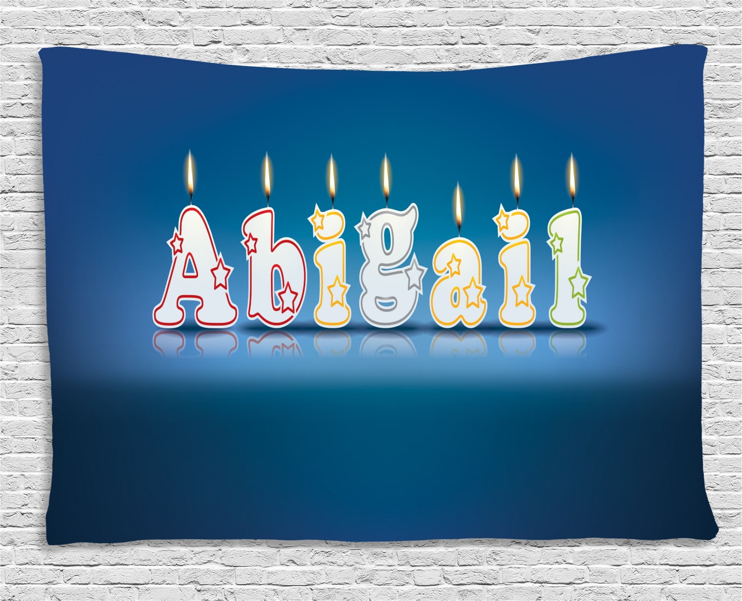 Abigail Tapestry, Alphabet Letters for Sweet Birthday Cake Topping on ...