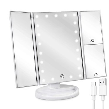 Vivitar Mr-1105w 22-led Lighted Vanity Mirror (white) - Walmart.com