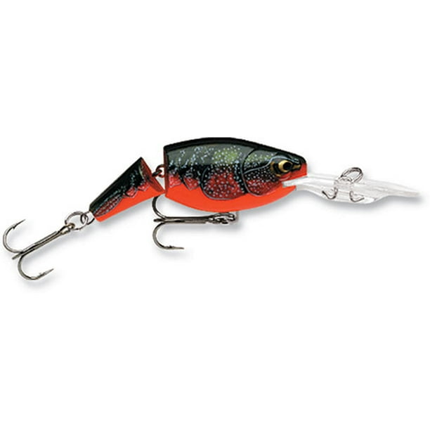 Rapala Jointed Shad Rap 07 Crankbait Fishing Lure 2.75" 7/16oz Red ...
