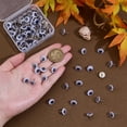100Pcs Eye Plastic Drawing Pins with Iron Pins for Photos Wall Maps ...