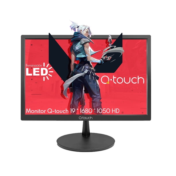 Monitor Q-Touch QT-1900 19 pulgadas HD LED Negro | Bodega Aurrera en línea
