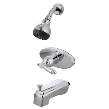 Mixet Tub/Shower Trim Kit Acrylic Handle Brushed Nickel - Walmart.com