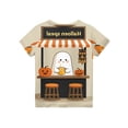 Abcomgle Girls Halloween Shirts Size 6 Spooky Ghost Shop Graphic T ...