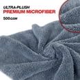 Ultra Plush Korea Microfiber Towels, Edgeless, 500 gsm, 16”x16”, 70/30 ...
