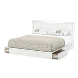 South Shore SoHo Storage Platform Bed with 2 Drawers, Multiple Sizes ...