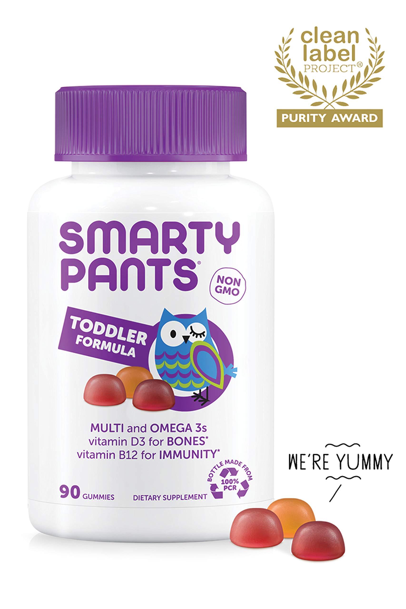 SmartyPants Toddler Formula Daily Gummy Multivitamin: Vitamin C, D3 ...