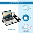 LapGear® Large Home Office Laptop Lap Desk with Cushion, 21 x 12 in ...