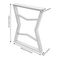 28-inch White Table Legs 2Pcs Table Legs Coffee Table Legs 200kg/440.92 ...