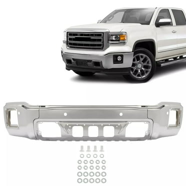 Bundle For Chevy GMC Front Bumper Chrome Bar Lower Valance Bracket W/O ...