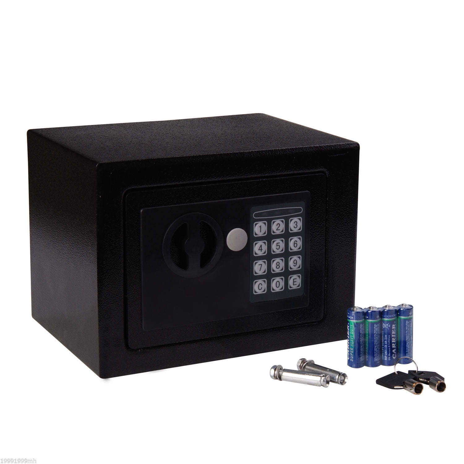 Small Steel Digital Electronic Safe Box Wall Mount Case Cabinet Keypad ...