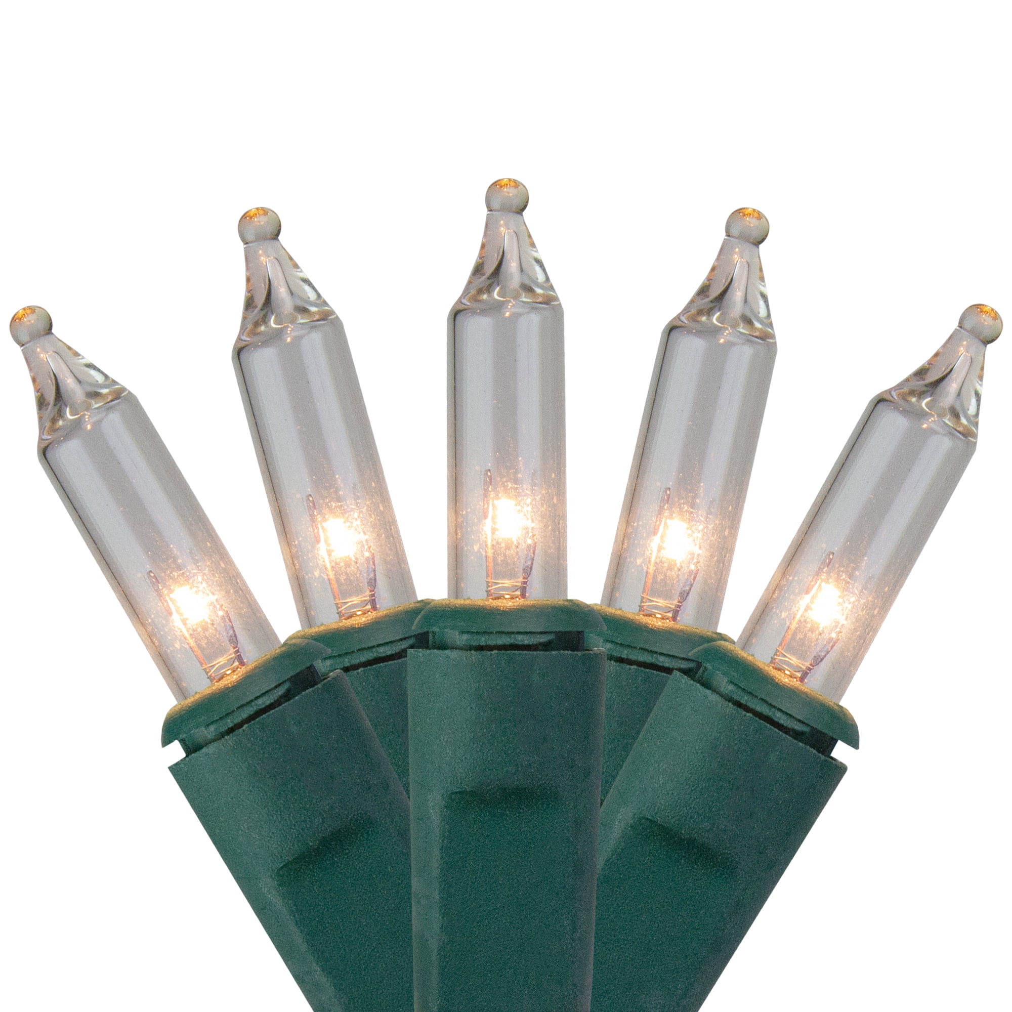 4' x 6' Clear Mini Net Style Christmas Lights - Green Wire - Walmart.com