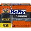 Hefty® Strong Unscented Large Trash Bags, 30 Gallon, 40 Bags, Heavy ...