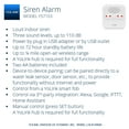 Smart Siren Alarm, LOUD 110 dB, Wireless Alarm for Home Security ...