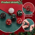 1 Set 36Pcs 6 Colors Rhinestone Clay Pave Beads Round Mixed Color 16mm ...