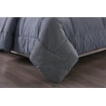 Messy Bed Washed Cotton Comforter Mini Set, King, Grey - Walmart.com