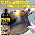 AURIGATE 1.2 oz Metal Polishing Cream, Stainless Steel Pot Cleaner for ...