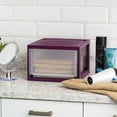 Iris Usa 14 5 Qt 3 6 Gal Stackable Plastic Storage Drawer Plum