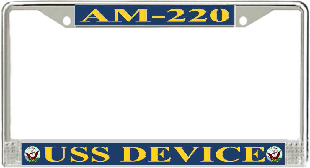 USS Device AM-220 License Plate Frame - Walmart.com