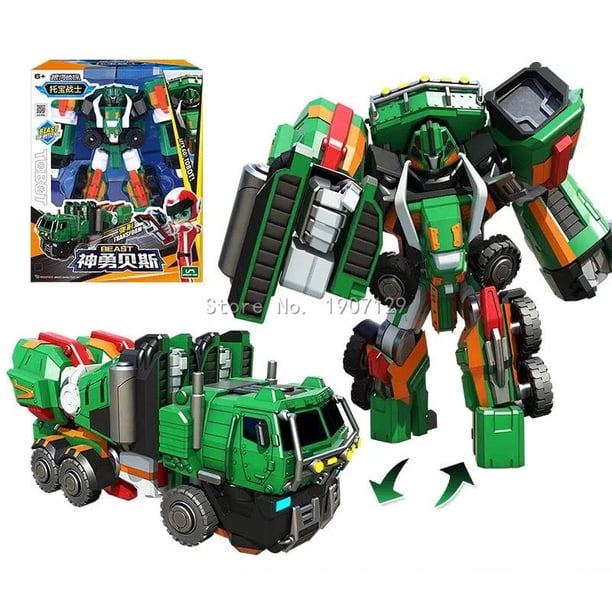 WJSDDXD New Galaxy Detectives Tobot V Transforming Robot to Car Toy ...