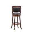 Boraam Augusta 29in. Swivel Bar Stool, Counter Height, Wooden, Cherry ...