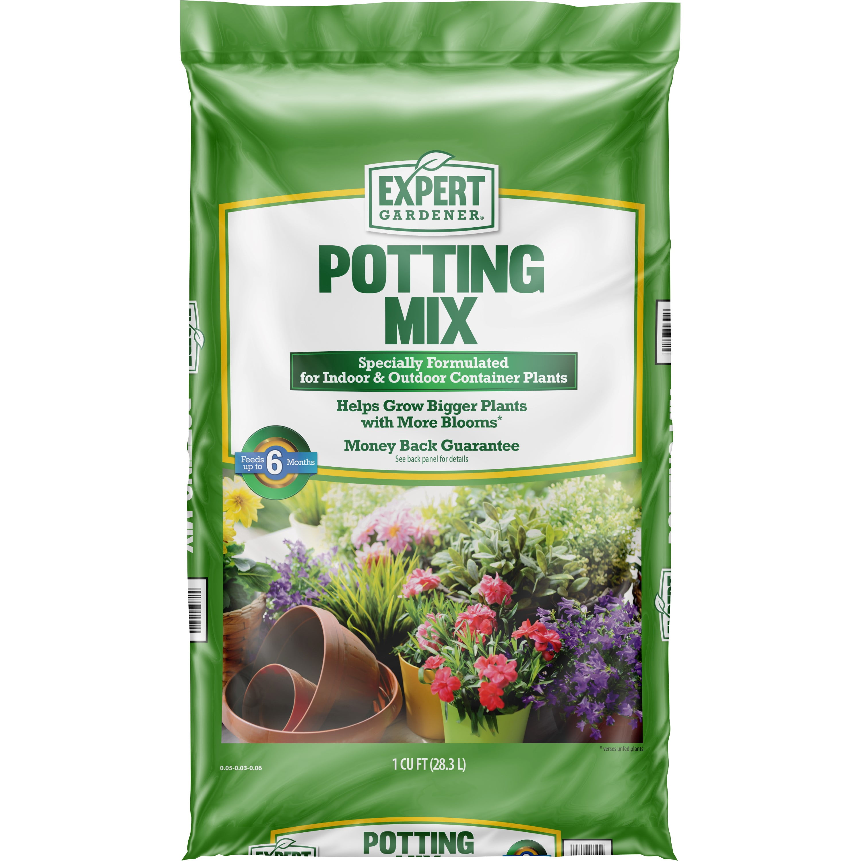 Expert Gardener Indoor Outdoor Potting Mix 1 Cubic Foot Bag expert-gardener-indoor-outdoor-potting-mix-1-cubic-foot-bag