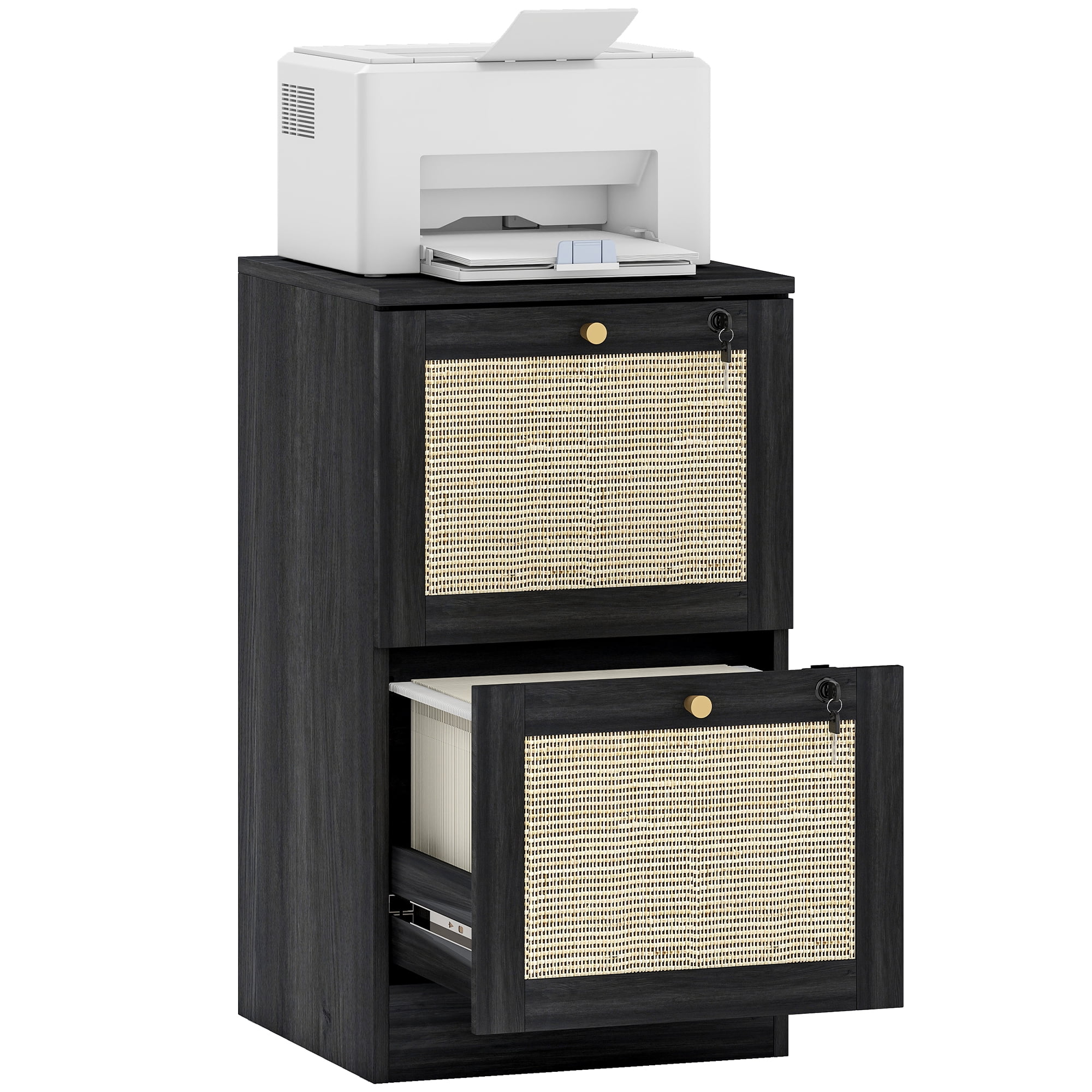 Click here for Homcom 2 Drawer File Cabinet Lockable Filing Cabin... prices