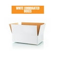 SSBM 11 1/4 x 8 3/4 x 6" White Corrugated Boxes ECT-32 25/Case ...