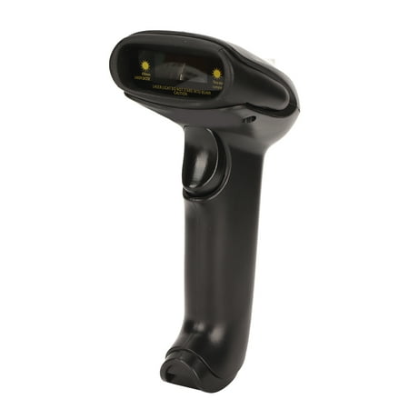 Wireless Barcode Scanner, Black 1000mAh Battery 1D Barcode Scanner For ...