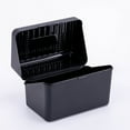 Desktop Storage Box Plastic Card Box Flip Top Index Card Holder Note ...