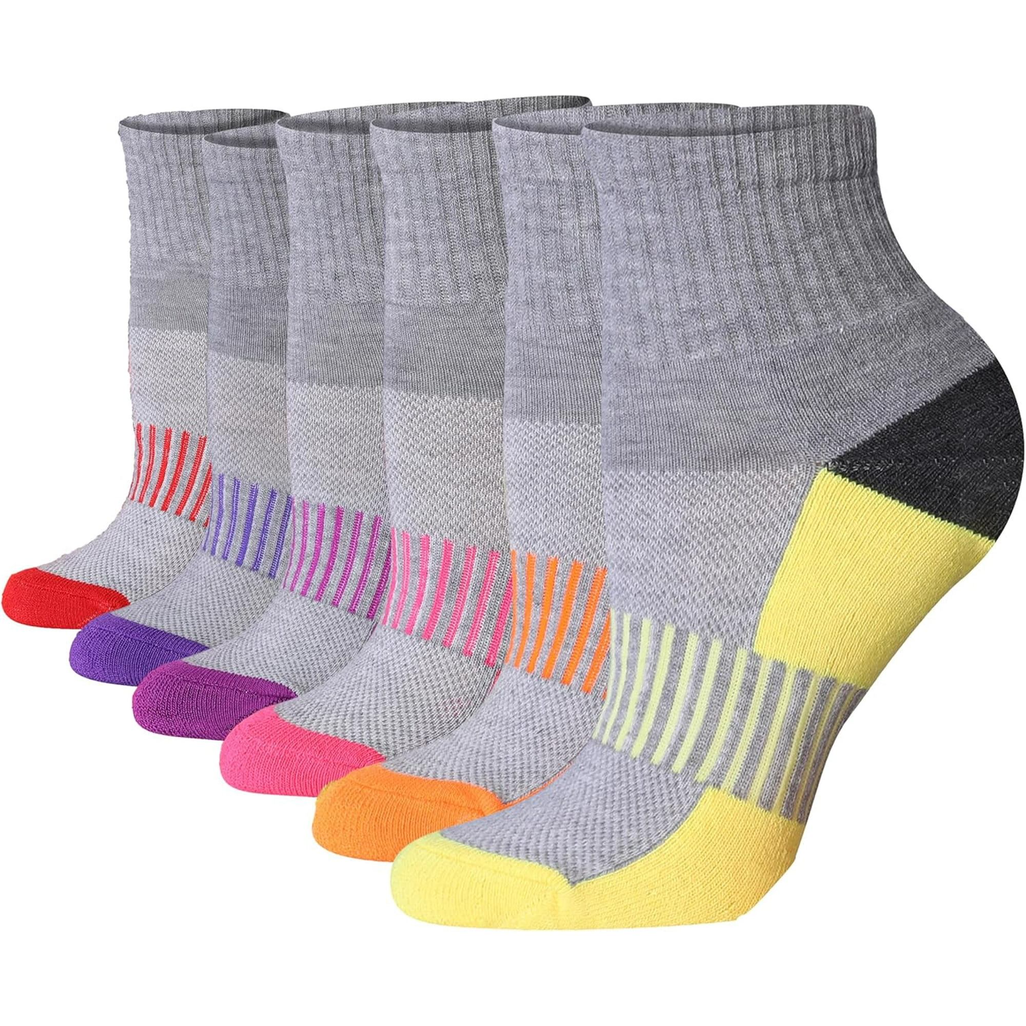 Click here for Salafire Womens 6 Pairs Quarter Socks - Cushioned... prices