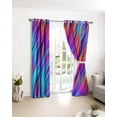 Abstract Flame Blackout Curtains for Bedroom/Living Room, Thermal ...