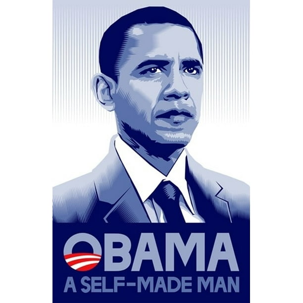 Barack Obama - (A Self Made Man) Campaign Poster Movie Poster (11 x 17 ...