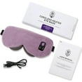 Aroma Season Cordless Heated Eye Mask, Warm Compress for Dry, Tired Eyes, Heat Therapy, Washable ...