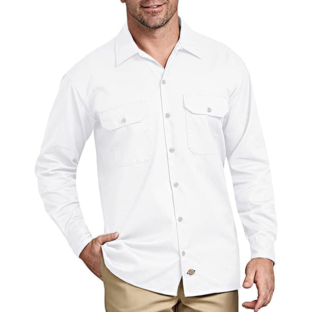 ZMLEVE Men's Long-Sleeve Work Shirt - Walmart.ca