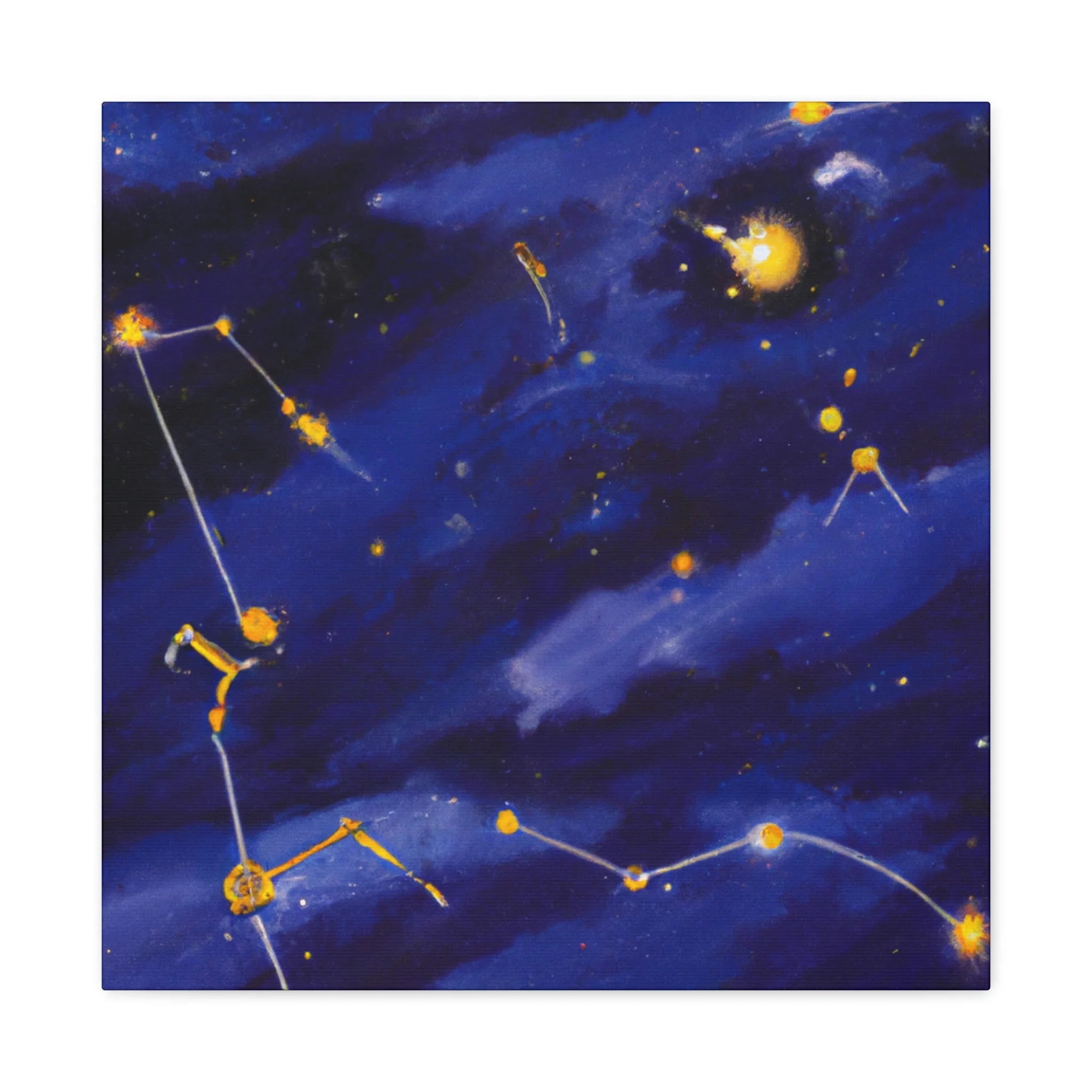 Starry Night Constellations - Canvas - Walmart.com