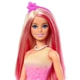 Barbie Royal Doll with Pink and Blonde Hair, Butterfly-Print Skirt and ...