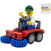 LEGO City: Airport Construction Worker Minifigure with Service Car ...