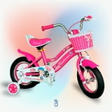 SUNLOVERR Pink Dreams Bicycle, 16 Inch Kids Bike with Training Wheels ...