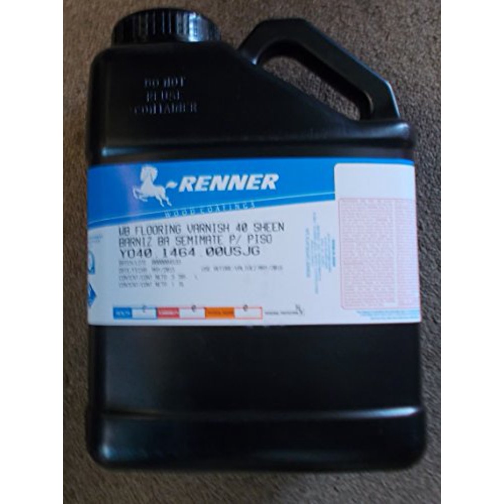 Renner wood coatings WB Flooring Varnish 40 sheen 1GL - Walmart.com ...