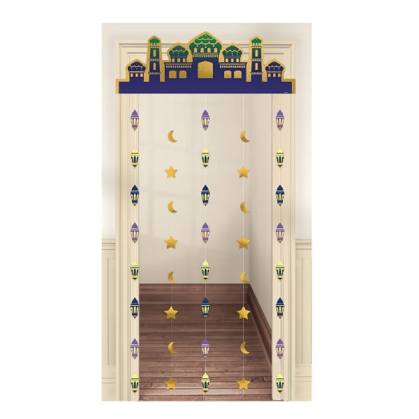 Ramadan 'Eid Mubarak' Door Curtain (1ct) - Walmart.com