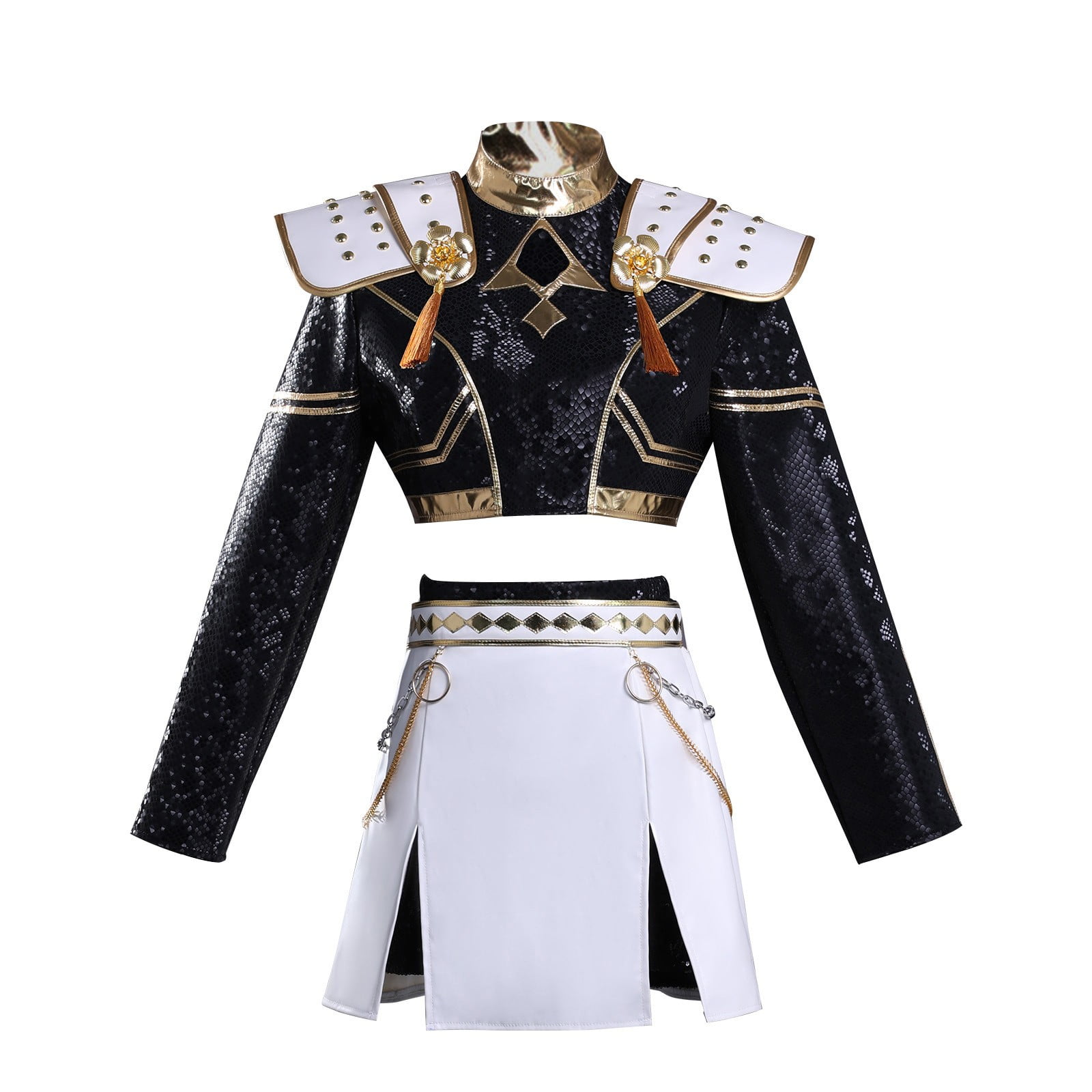 8pcs KPop Demon Hunters Huntrix Costume Women Zoey Full Set Cosplay ...