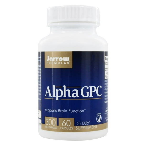 Jarrow Formulas - Alpha GPC 300 mg. - 60 Vegetarian Capsules - Walmart.ca