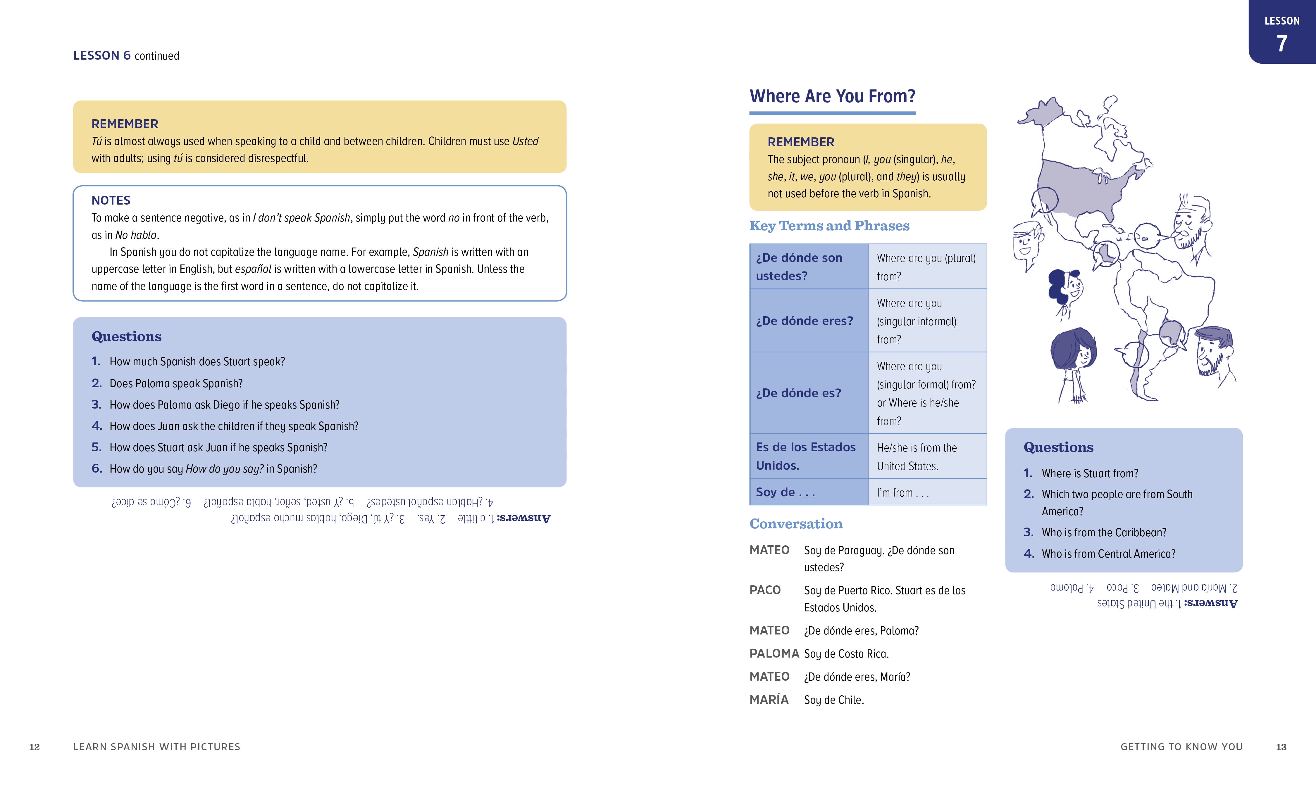 Two People Speaking Spanish